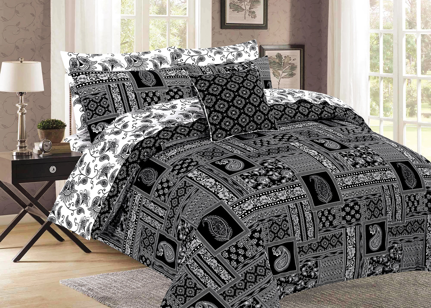 QUILT COVER BLOCK PRINT-26-SL – Chenone Official